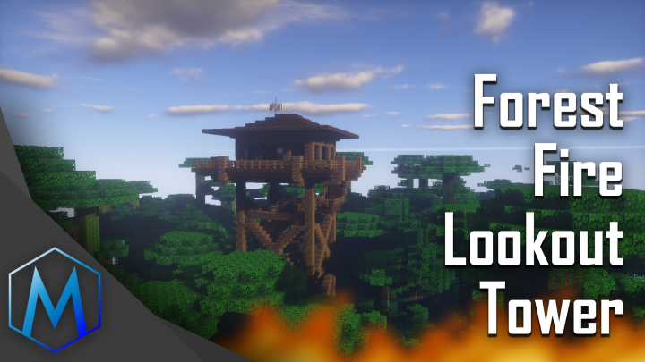 Forest Fire Lookout Tower Minecraft Map