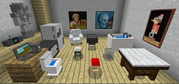 Mine-Furniture Addon Minecraft Texture Pack