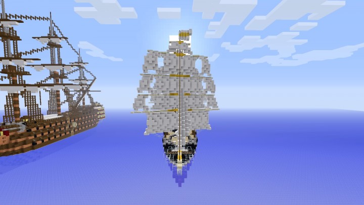 HMS Neptune 19th Century Turret Ironclad Minecraft Map