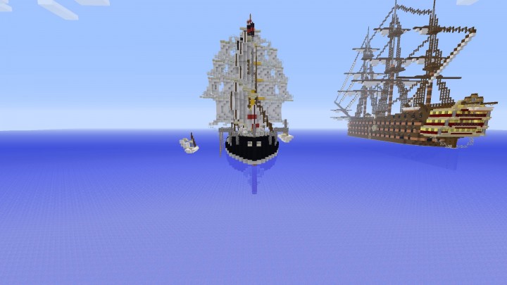 HMS Neptune 19th Century Turret Ironclad Minecraft Map