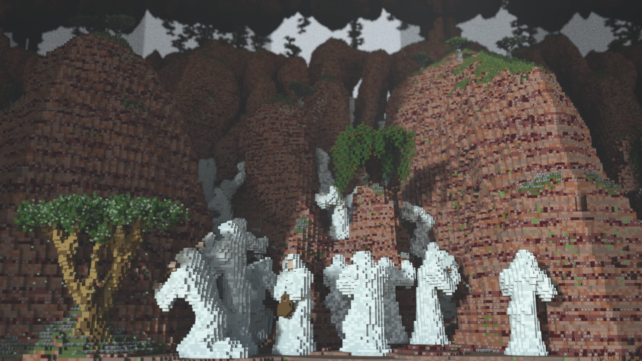 Waterfall of monks (333 subscribers yay) Minecraft Map