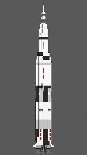 Saturn V 1:1 Minecraft Map