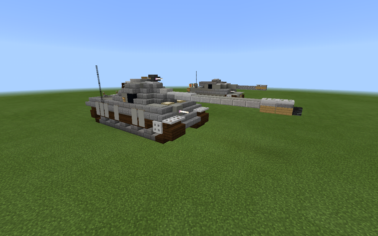 (ww2) German tiger 2 heavy tank Minecraft Map