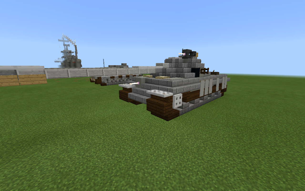 (ww2) German tiger 2 heavy tank Minecraft Map