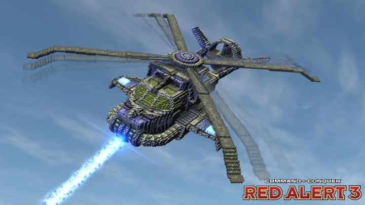 Cryocopter | C&C Red Alert 3 [⬇] Minecraft Map