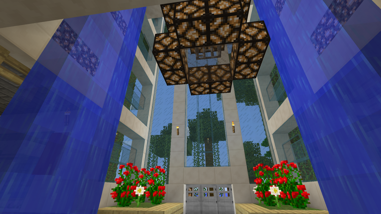 Palm tree hotel Minecraft Map