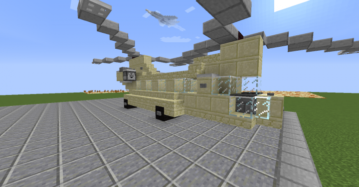 Boeing - CH-47 Chinook Minecraft Map