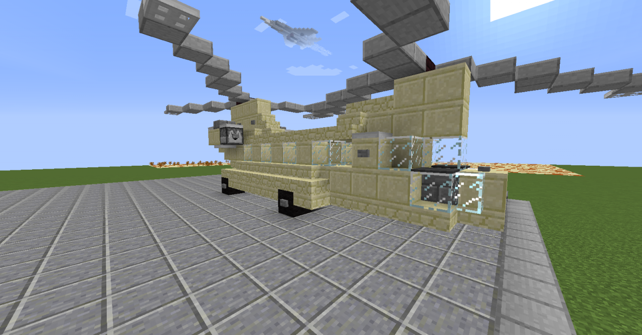 Boeing - CH-47 Chinook Minecraft Map