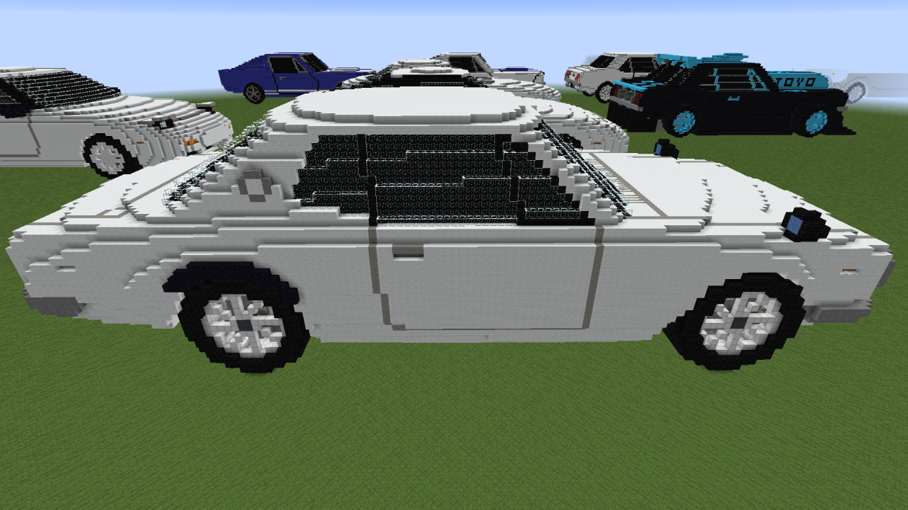 Nissan Skyline 2000 GTR Minecraft Map