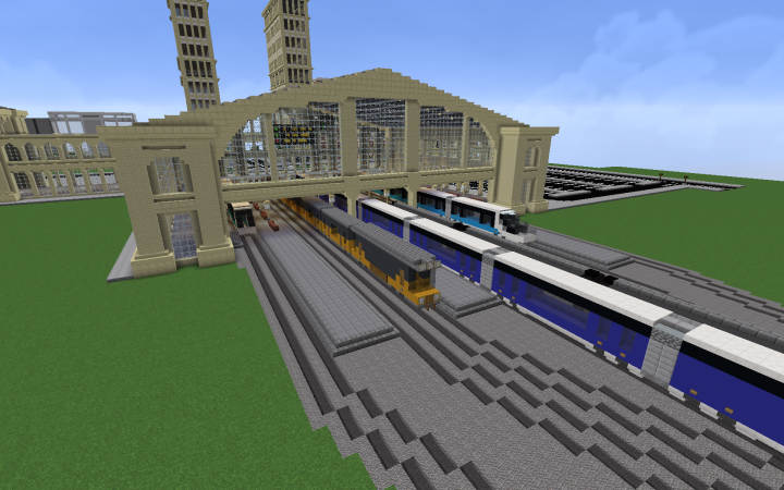 Gare Du Nord / Train Station of Paris Minecraft Map