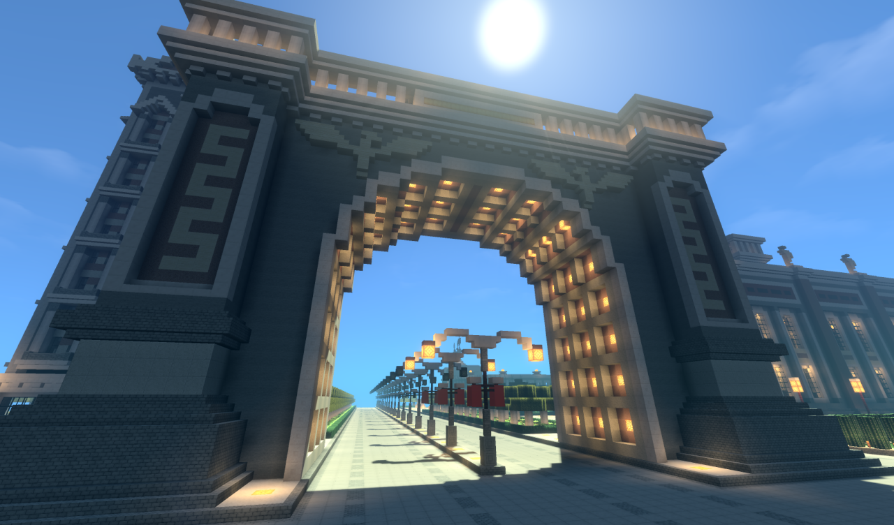 Triumphal Arch "Triumph of the Empire" Minecraft Map