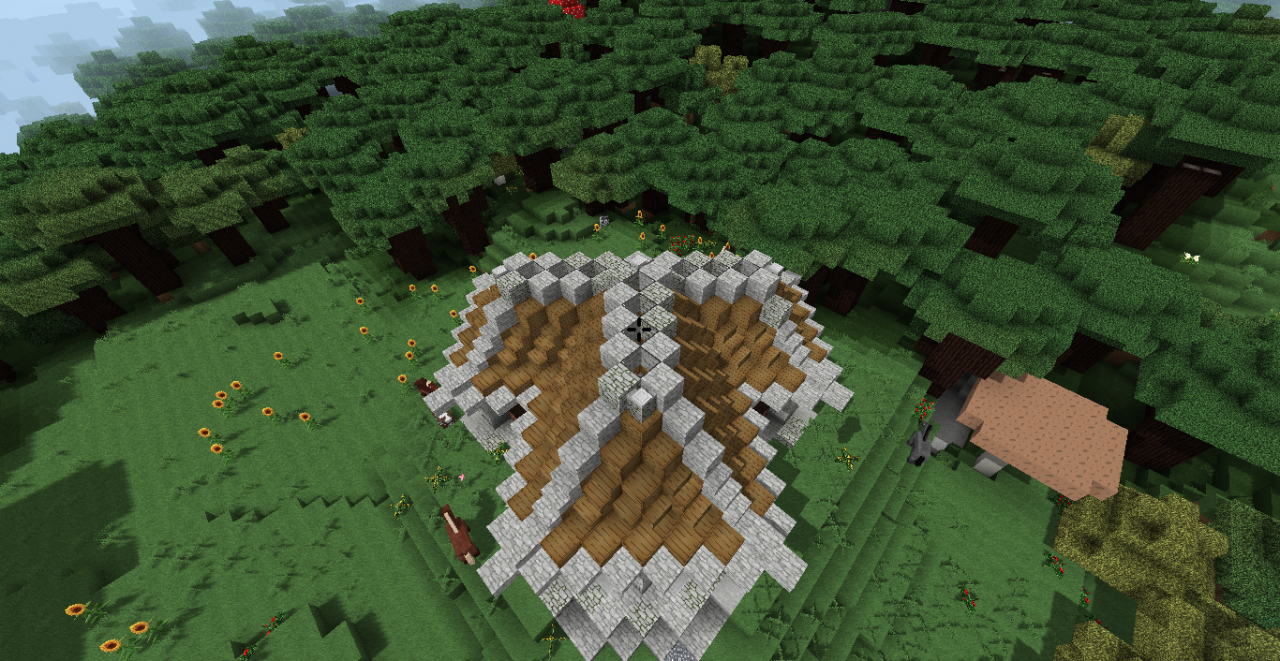 DB Diagonal Houses Minecraft Map