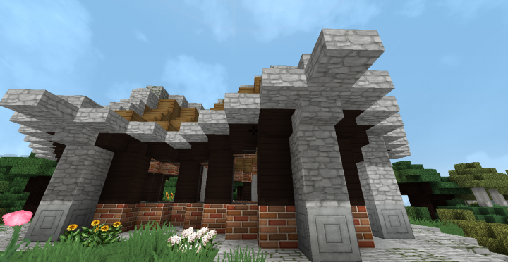 DB Diagonal Houses Minecraft Map