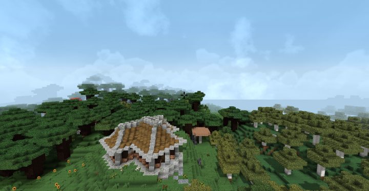 DB Diagonal Houses Minecraft Map