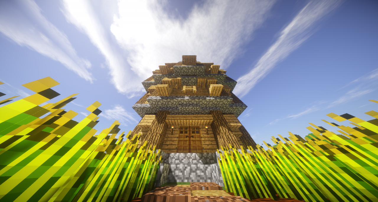 The House in the Midst of the Farmlands Minecraft Map