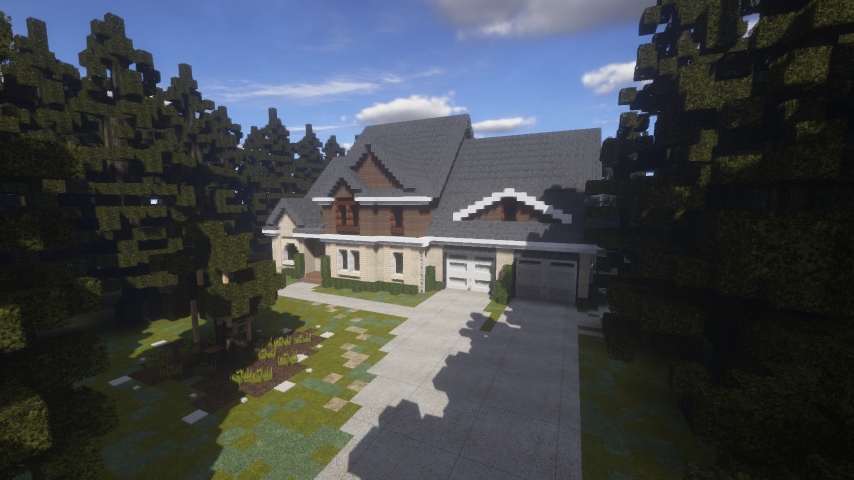 Traditional Style House Minecraft Map