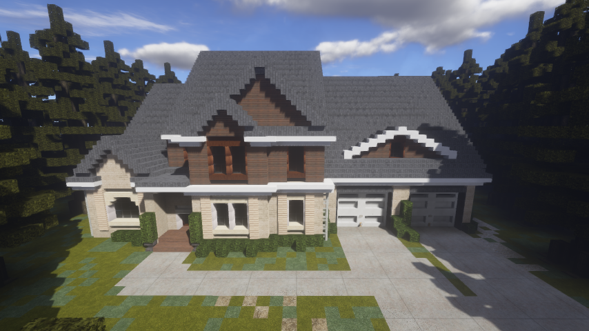 Traditional Style House Minecraft Map