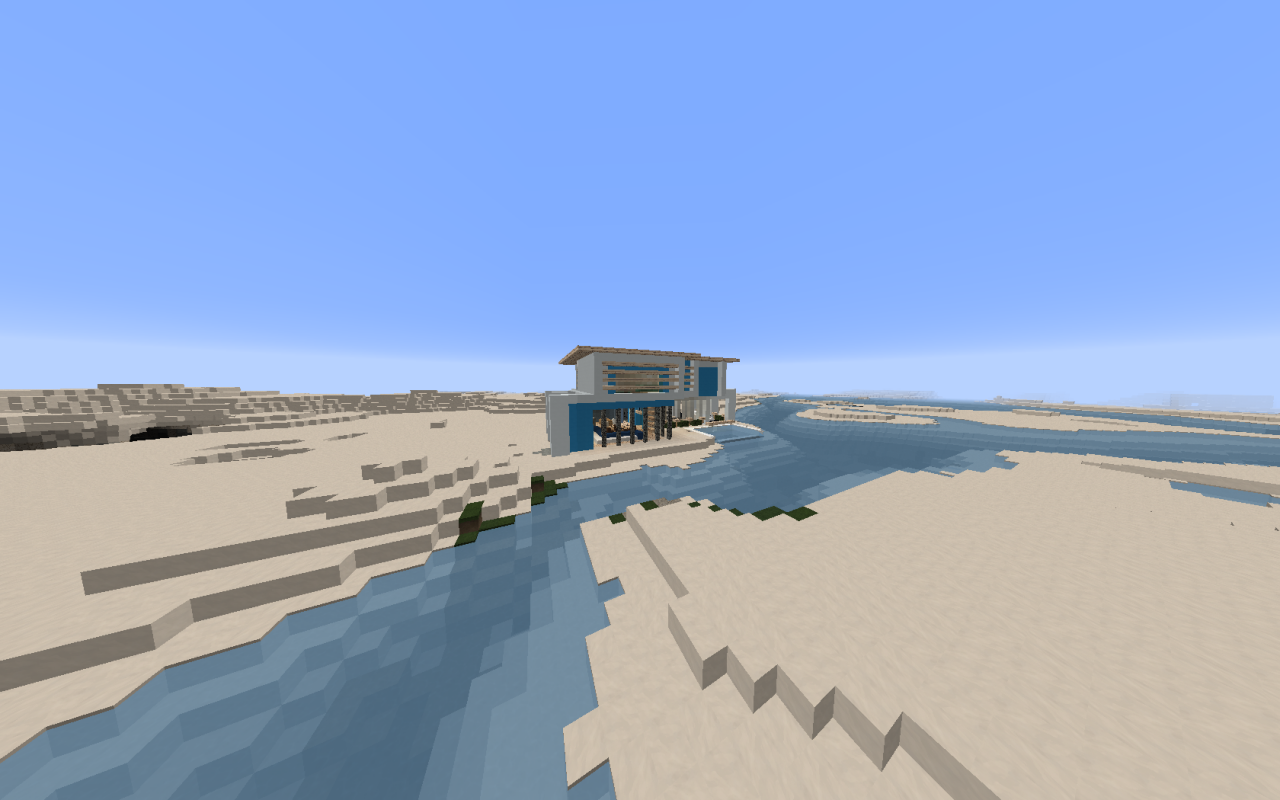 Beach Modern House 1 Minecraft Map
