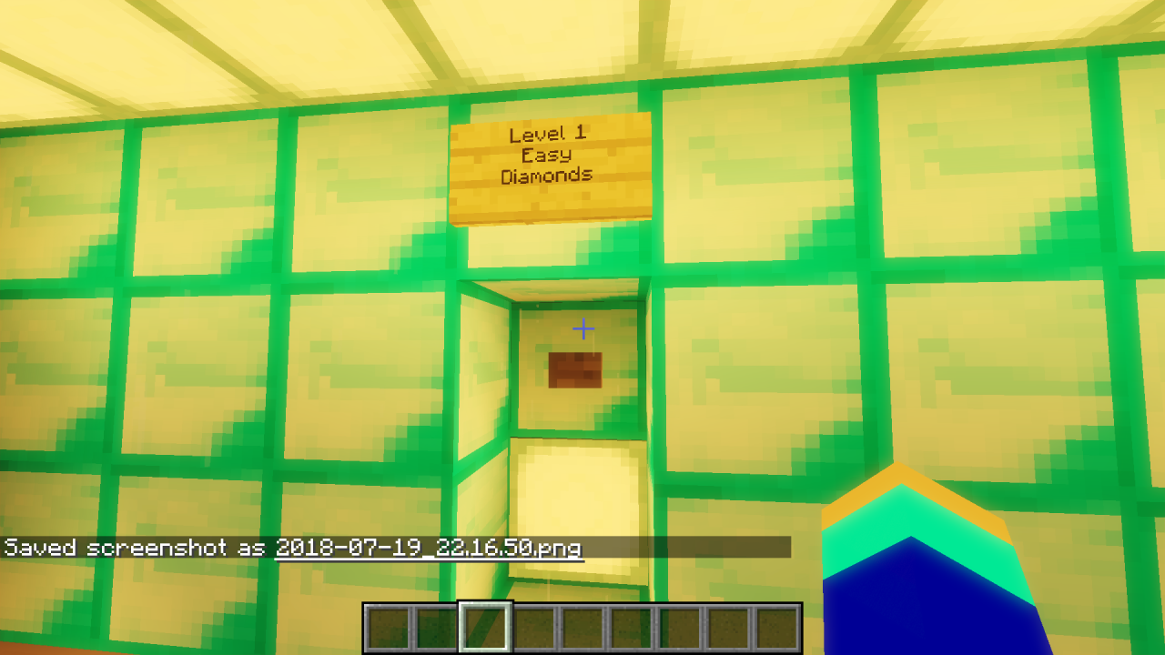 Find the Button Diamond Edition Minecraft Map