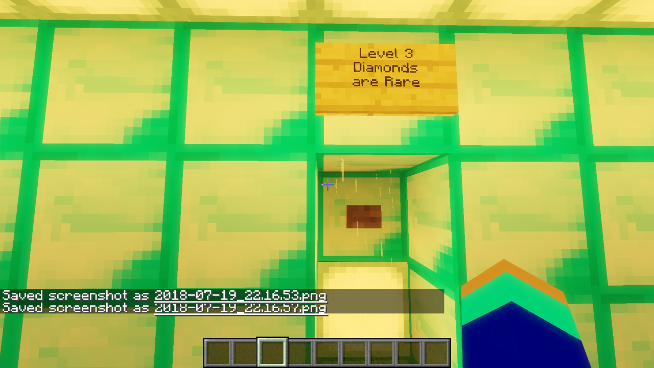 Find the Button Diamond Edition Minecraft Map