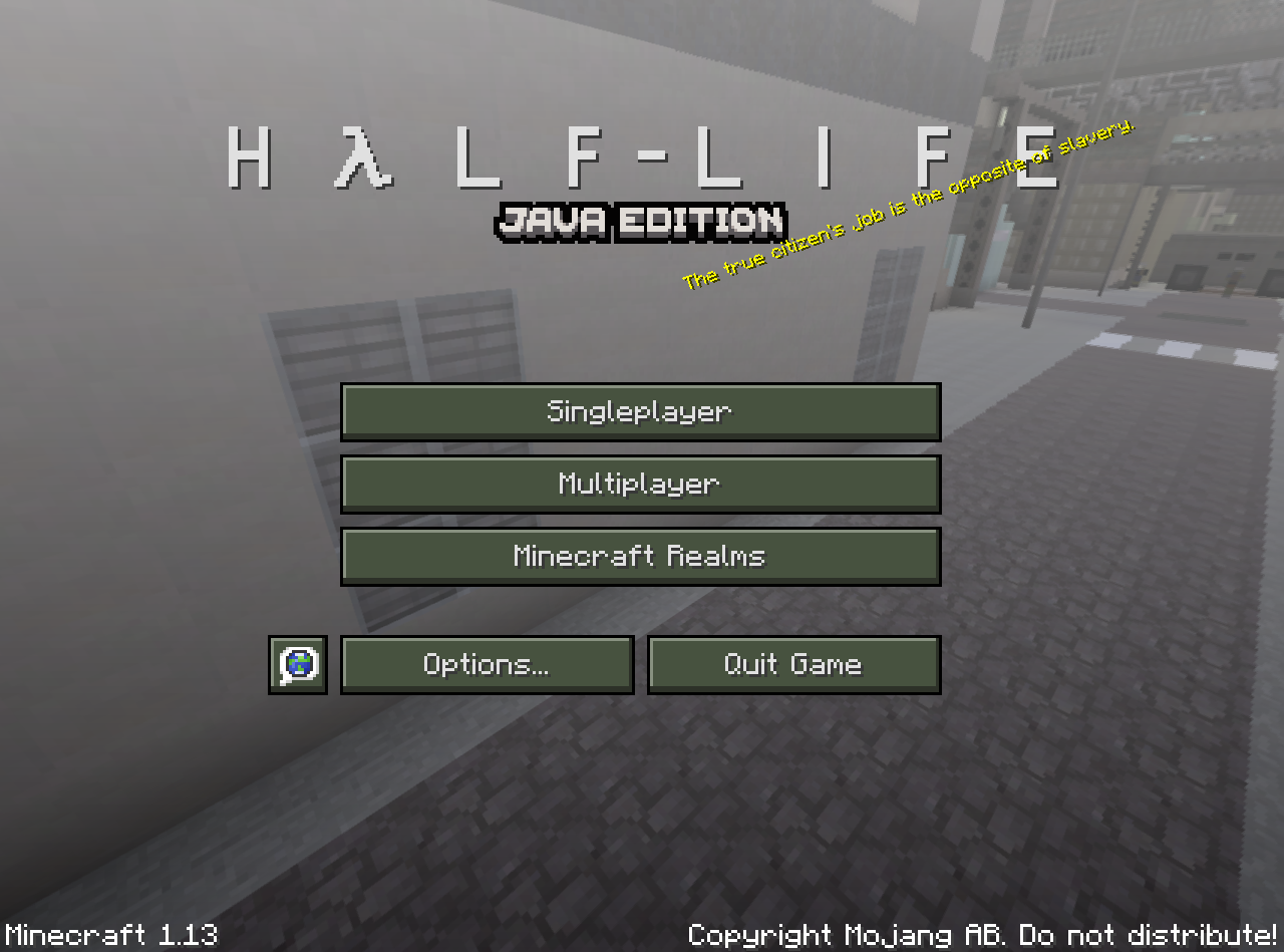 Half-Life 2 Beta Minecraft Texture Pack