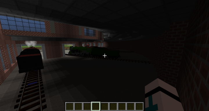 Engine Roundhouse for Immersive Railroading Minecraft Map