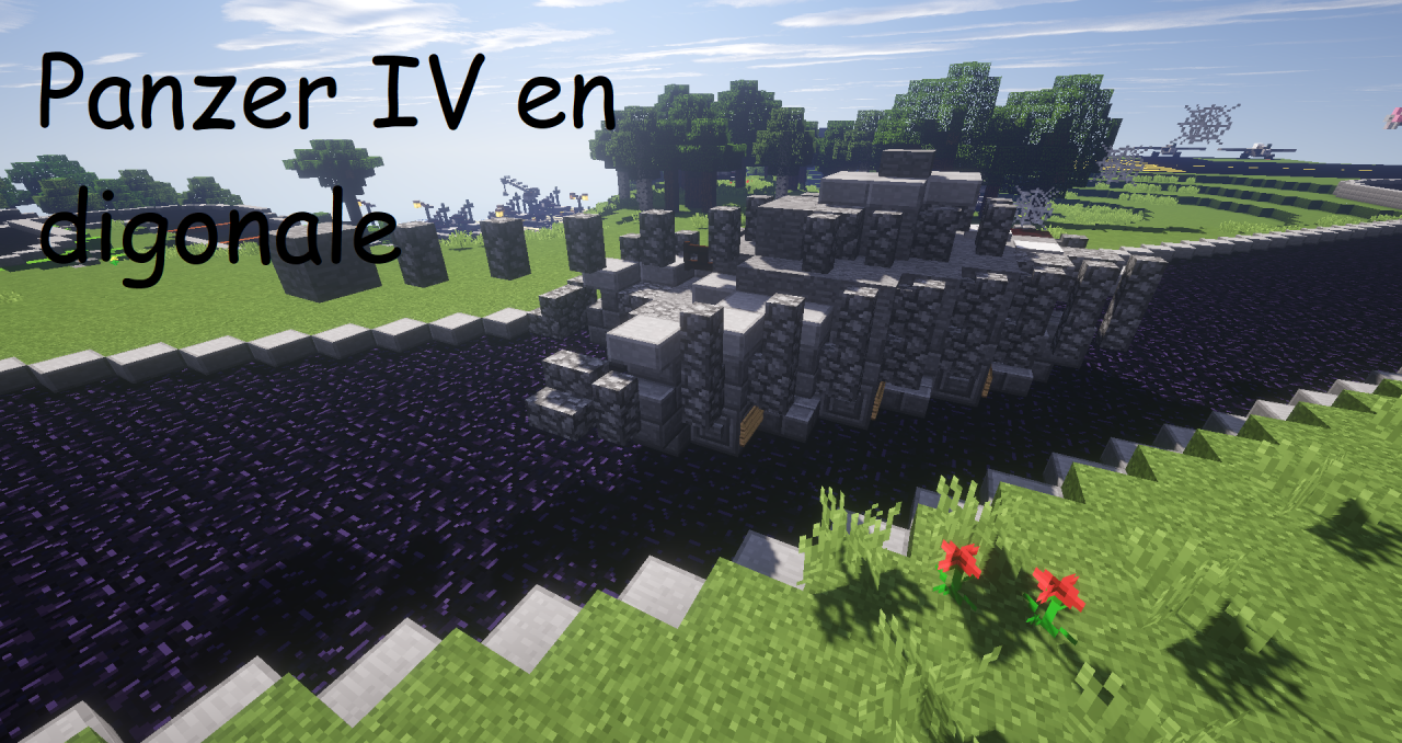 panzer IV (45°) Minecraft Map