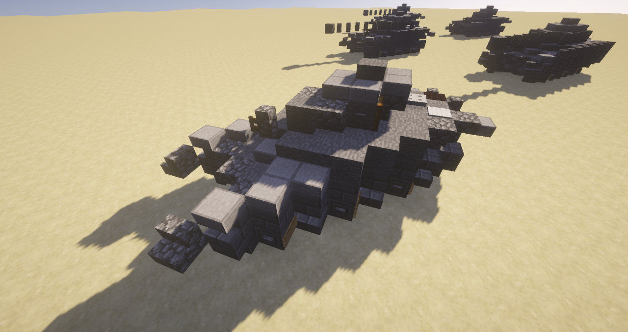 panzer IV (45°) Minecraft Map