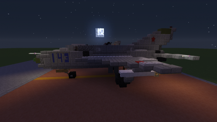 MiG-21 "Fishbed" (Remake) Minecraft Map