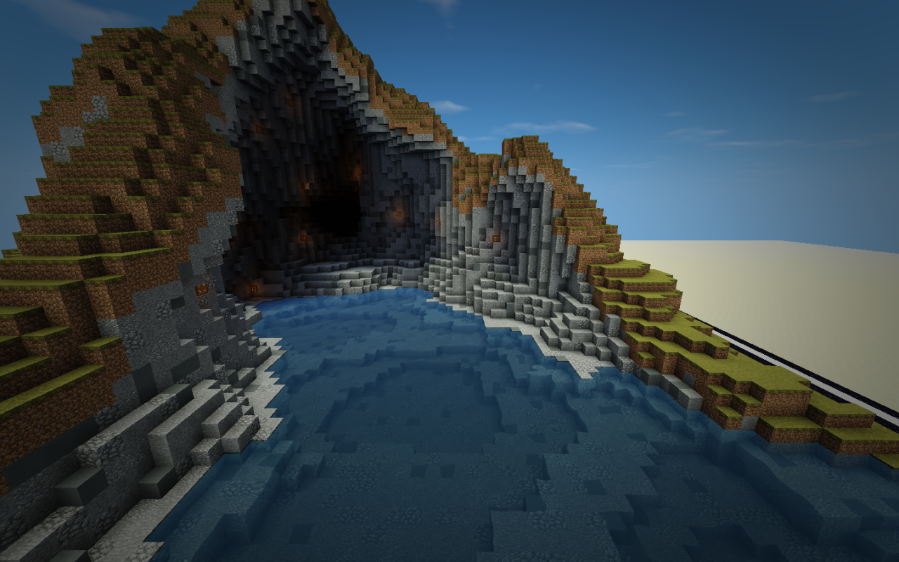 First attempt at terraforming Minecraft Map
