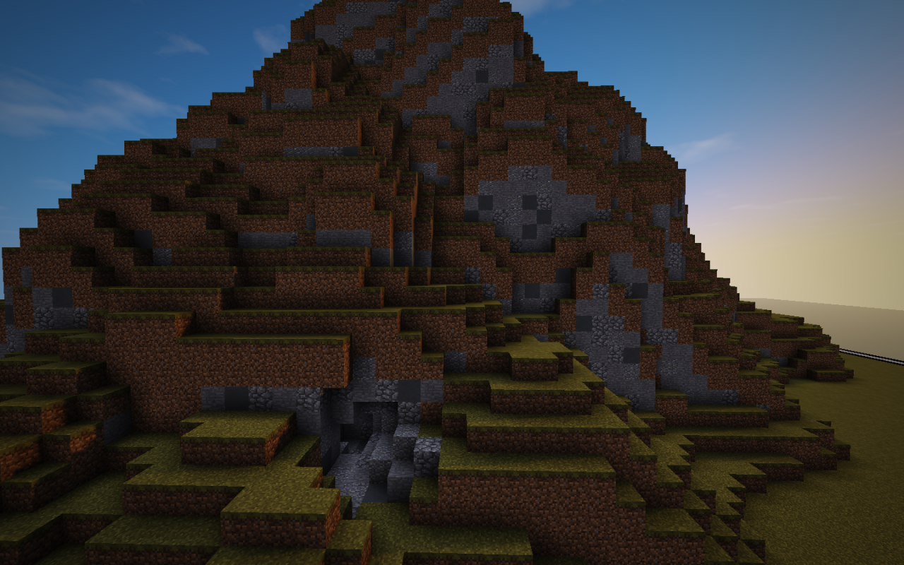 First attempt at terraforming Minecraft Map