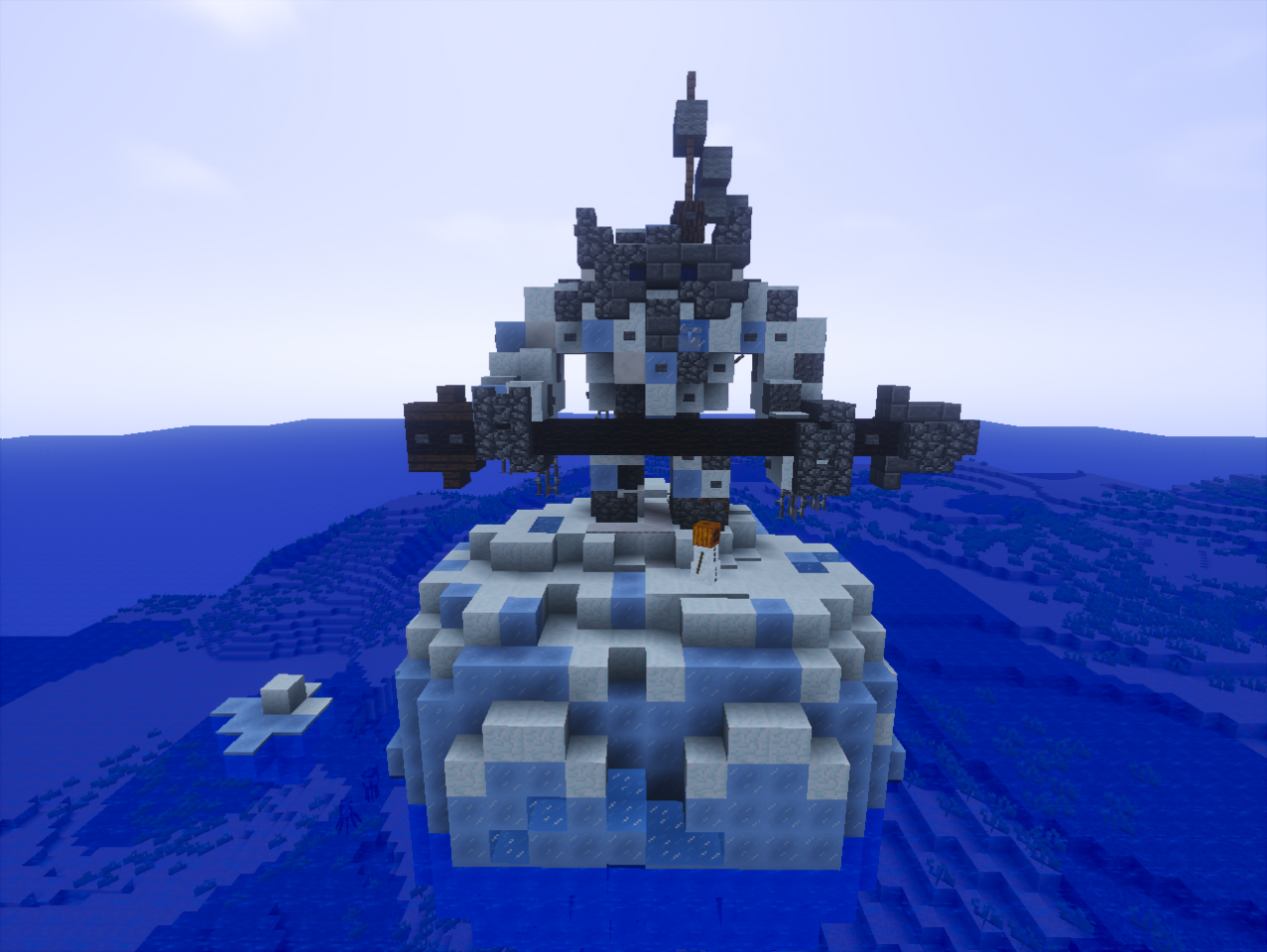 Small snow giant Minecraft Map