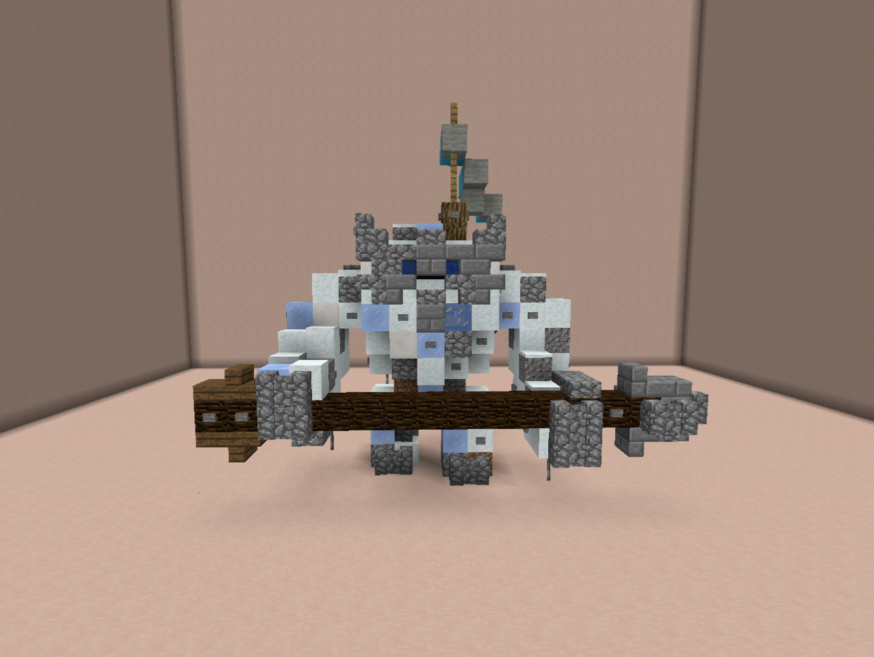 Small snow giant Minecraft Map