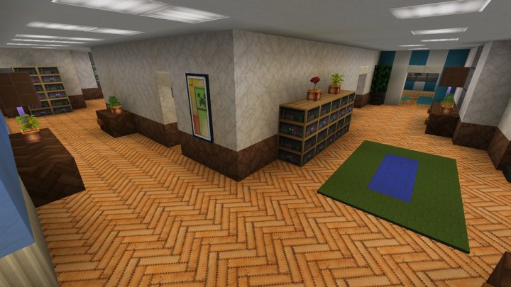 Large Orange Suburban House Minecraft Map