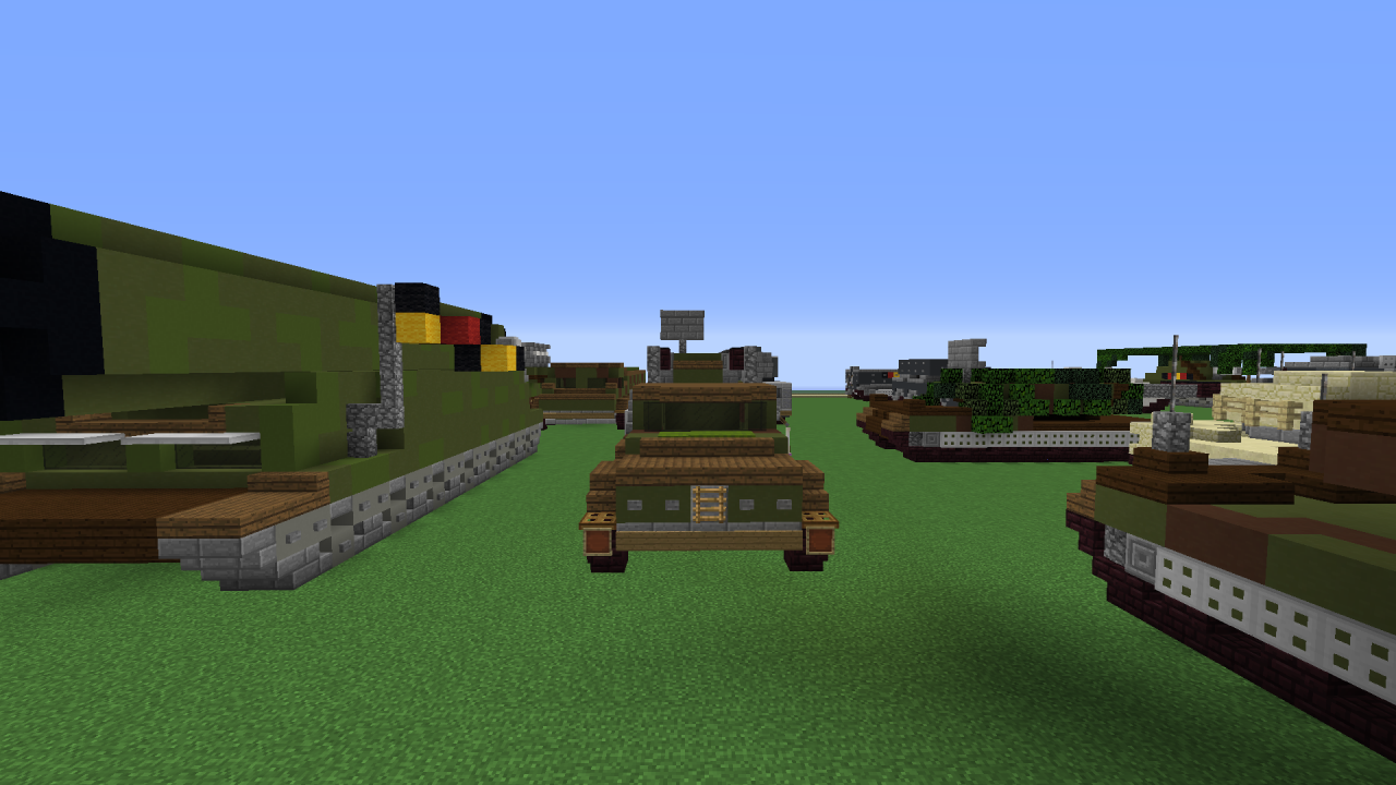 IAAT-14 Anti-aircraft truck Minecraft Map