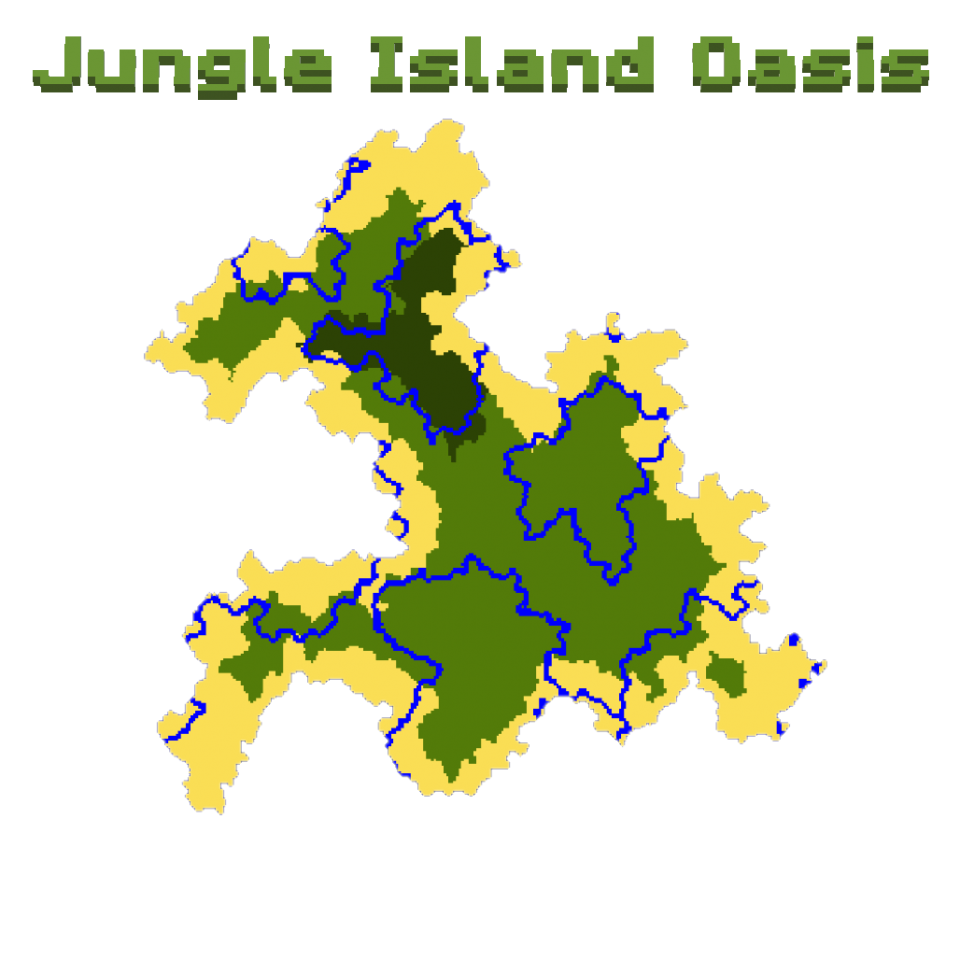 The Jungle Island Oasis (1.13 Map) Minecraft Map