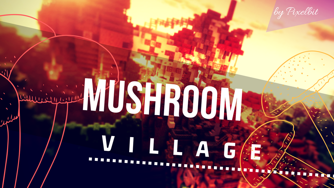 Mushroom Village Minecraft Map