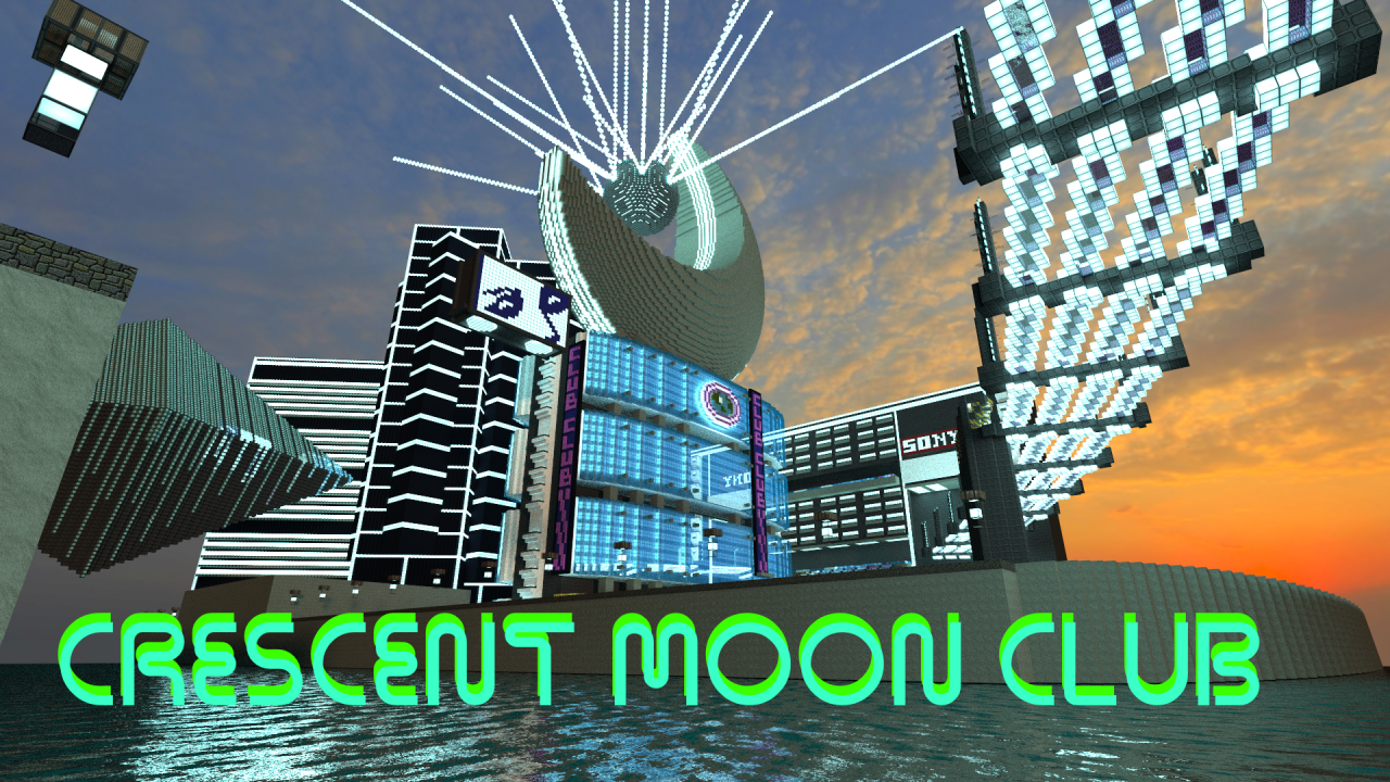 Crescent moon club - Ultraskyscraper Minecraft Map
