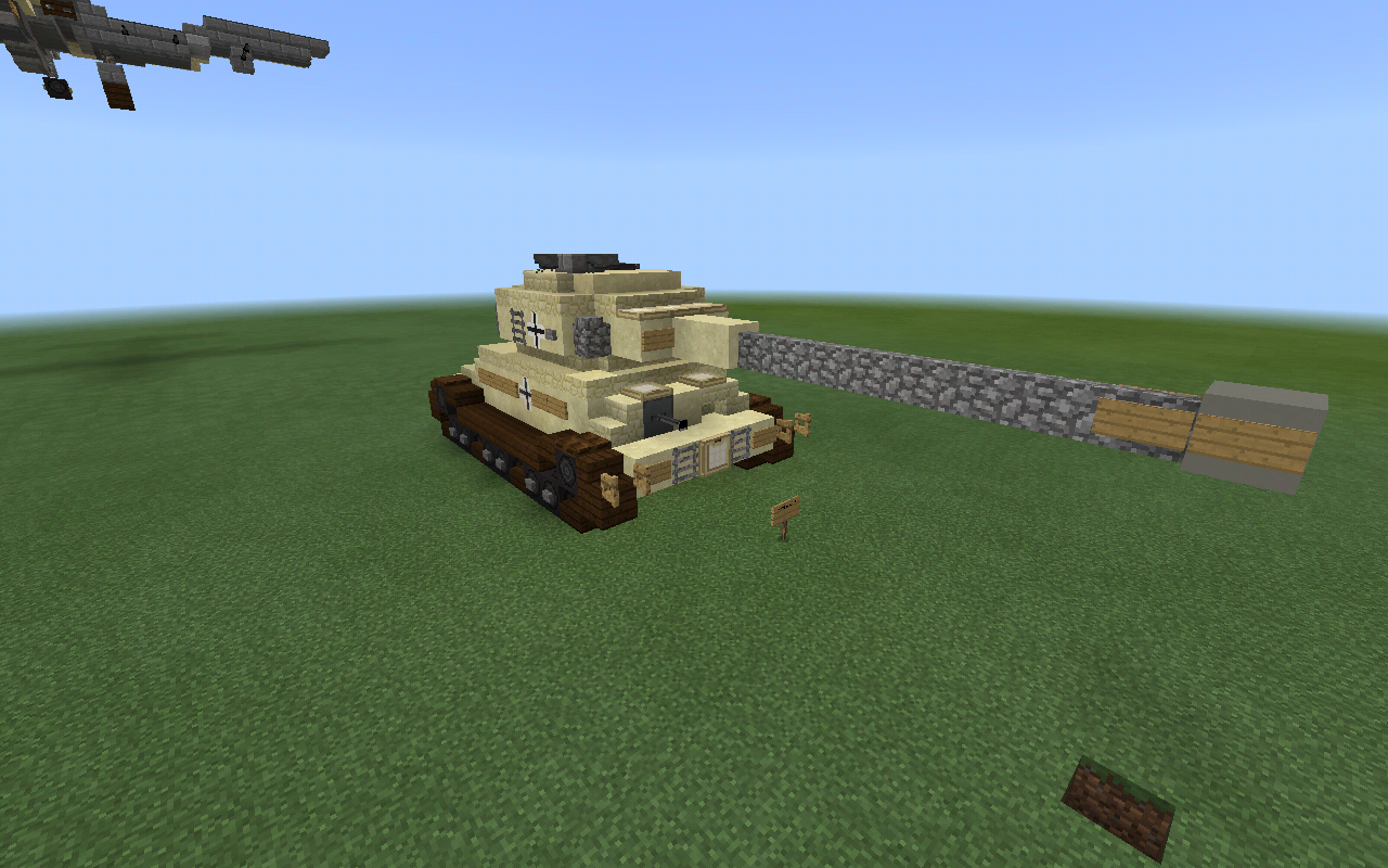 (Custom ww2) German tiger P chibi version Minecraft Map