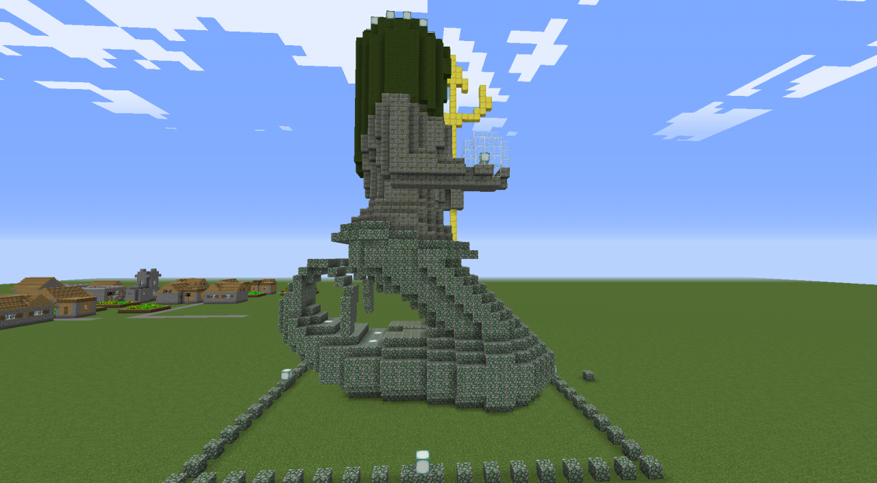 Mermaid Statue Minecraft Map