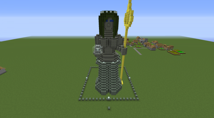 Mermaid Statue Minecraft Map