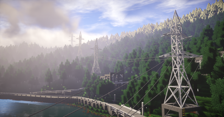 Oku Izuriha Dam Minecraft Map