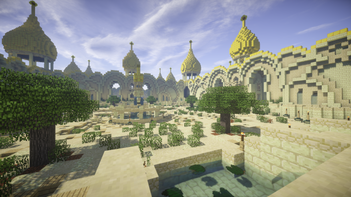 Oasis Custom Menu Background Minecraft Texture Pack