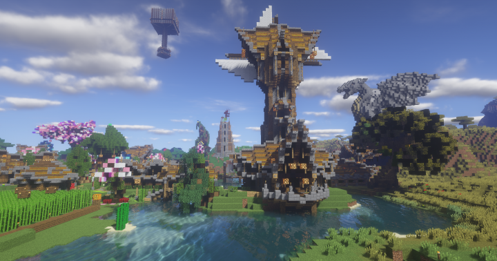 Dragon World Minecraft Map