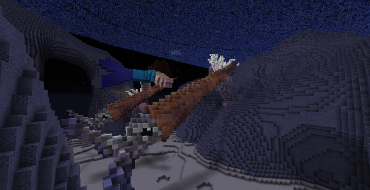 The real story of the past of the Earth (4000 Blocks long build ...