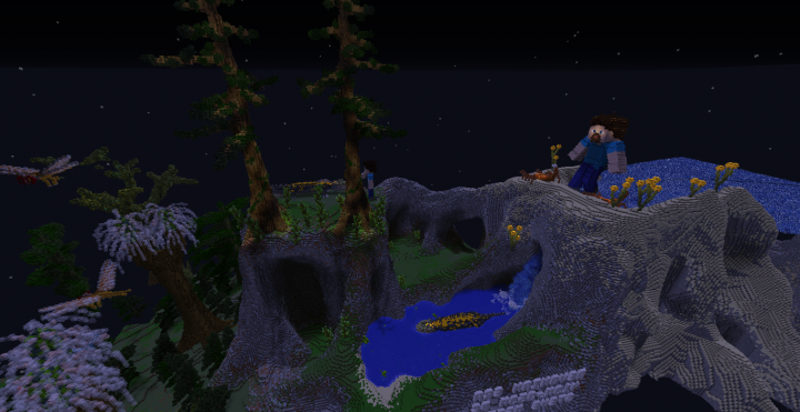 The real story of the past of the Earth (4000 Blocks long build ...