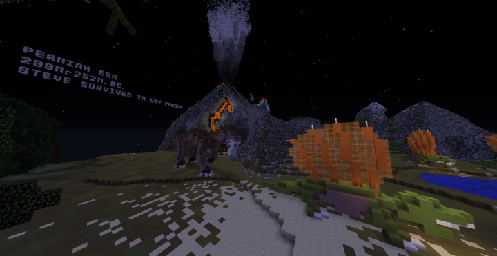 The real story of the past of the Earth (4000 Blocks long build ...