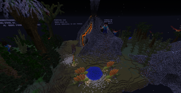 The real story of the past of the Earth (4000 Blocks long build ...