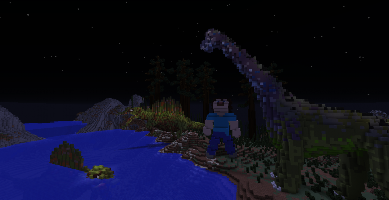 The real story of the past of the Earth (4000 Blocks long build ...