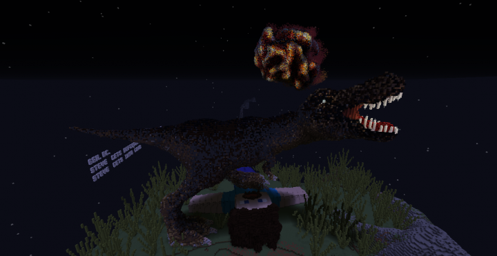 The real story of the past of the Earth (4000 Blocks long build ...